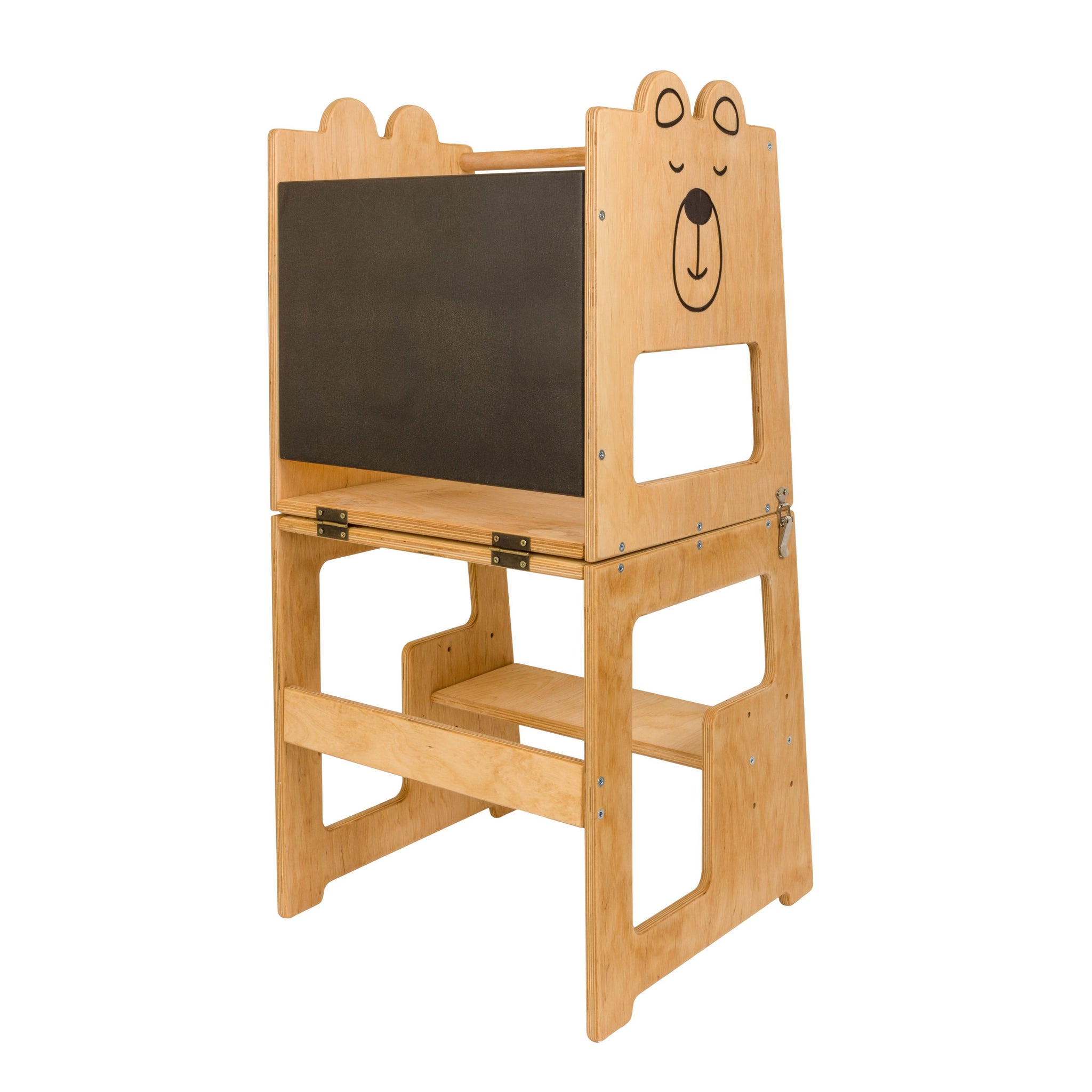Kids Kitchen Step Stool,Table,Helper Kids Tower (Bear) 3 in1 – FarnoraDecor